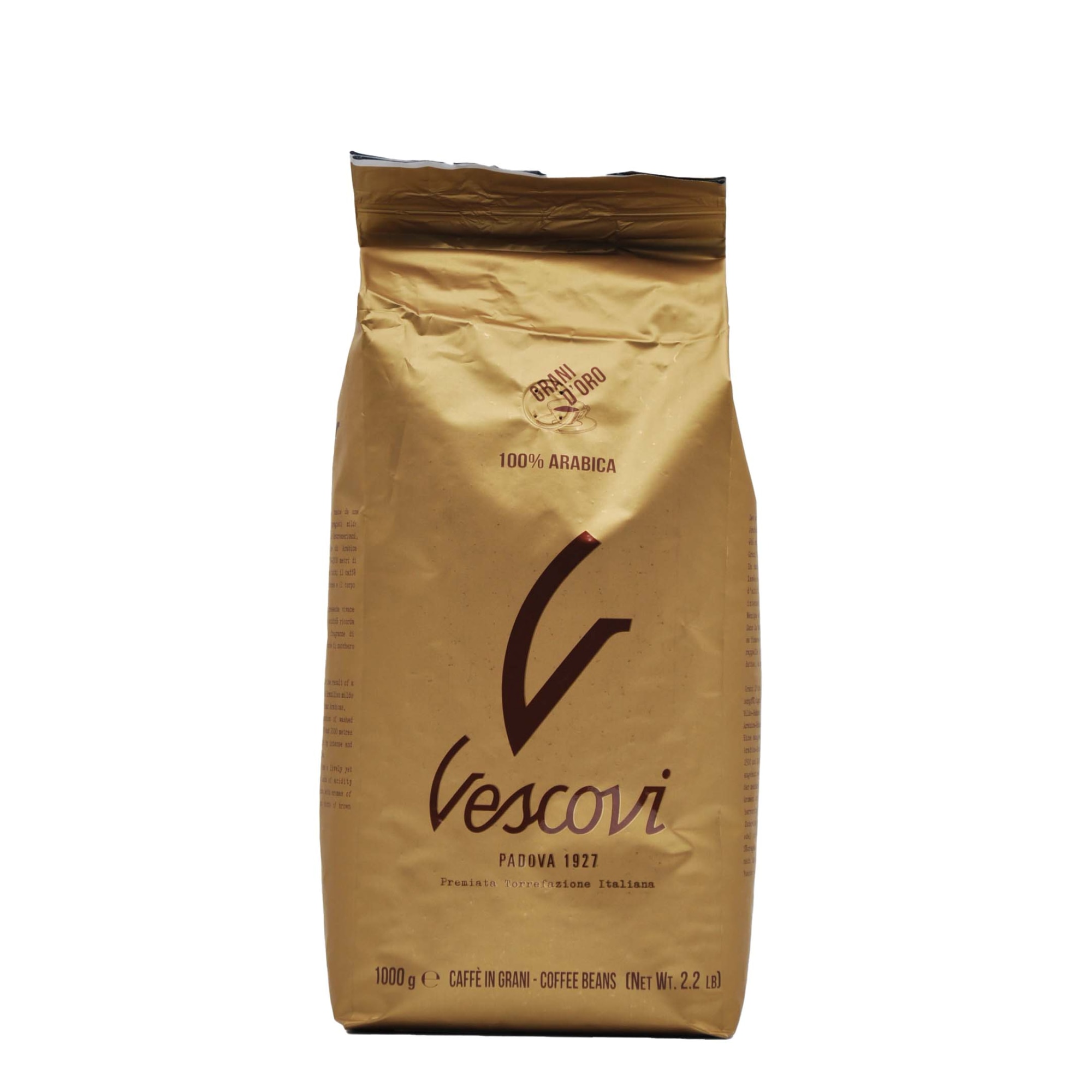 Cafea Boabe Vescovi Grani D'Oro, 100 Arabica, 1 kg - eMAG.ro