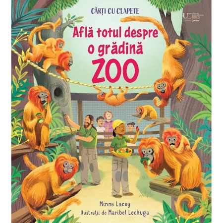 Afla totul despre o gradina ZOO, Carte cu clapete, Usborne Books - eMAG.ro