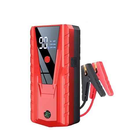 Starter auto, portabil, 12V, 26000mah, rosu - eMAG.ro