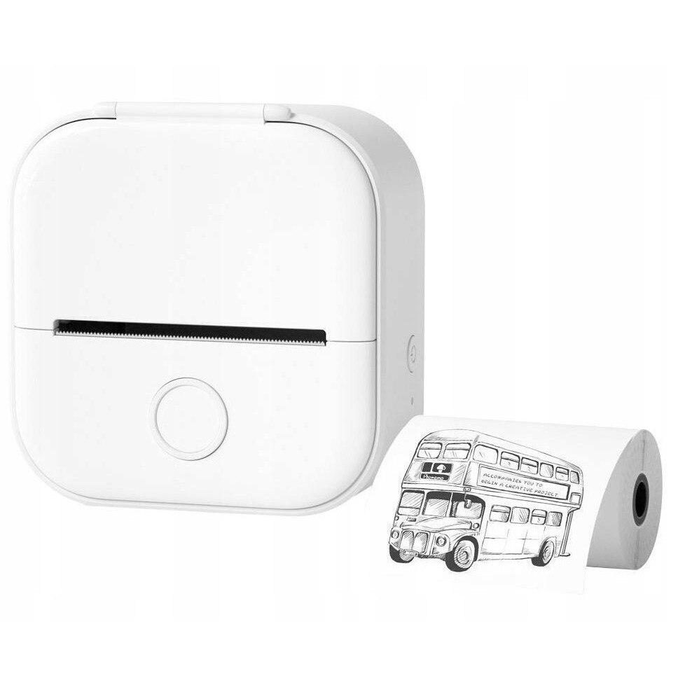 Mini imprimanta termica mobil, imprimare fotografii, autocolante, note ...