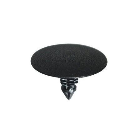 Set 6 clipsuri auto Restagraf, 6.7 mm, plastic, negru, pentru fixare ...