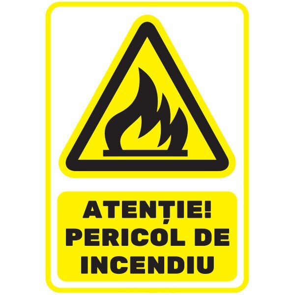 Set 6 autocolante Prevenire si sitingere incendii - eMAG.ro