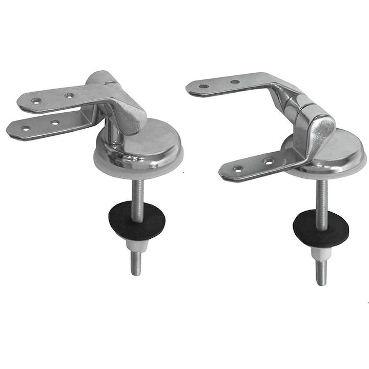 Balama pentru prindere capac WC, siliconat + MDF, 2 buc / set - eMAG.ro