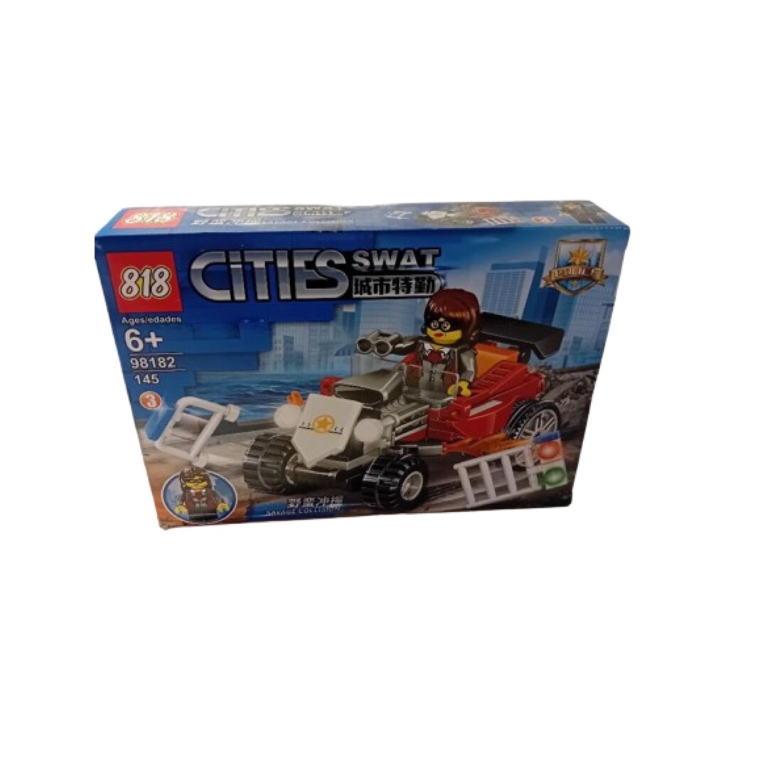 Set de constructie masina tip lego 145 piese - eMAG.ro