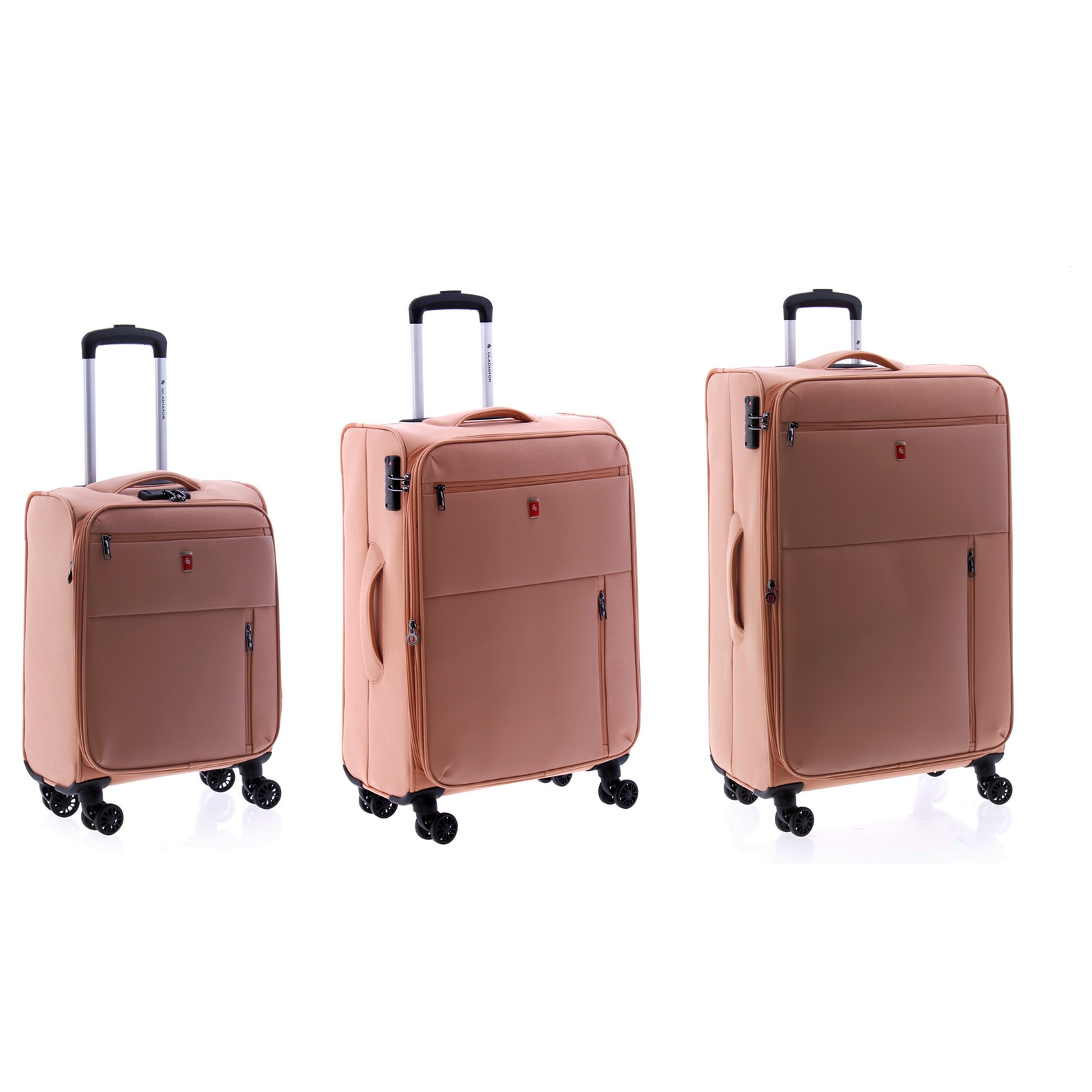 Set Trolere, 4 Roti Duble, Nylon, Gladiator, Arctic, MG 37 - 3 Piese ...