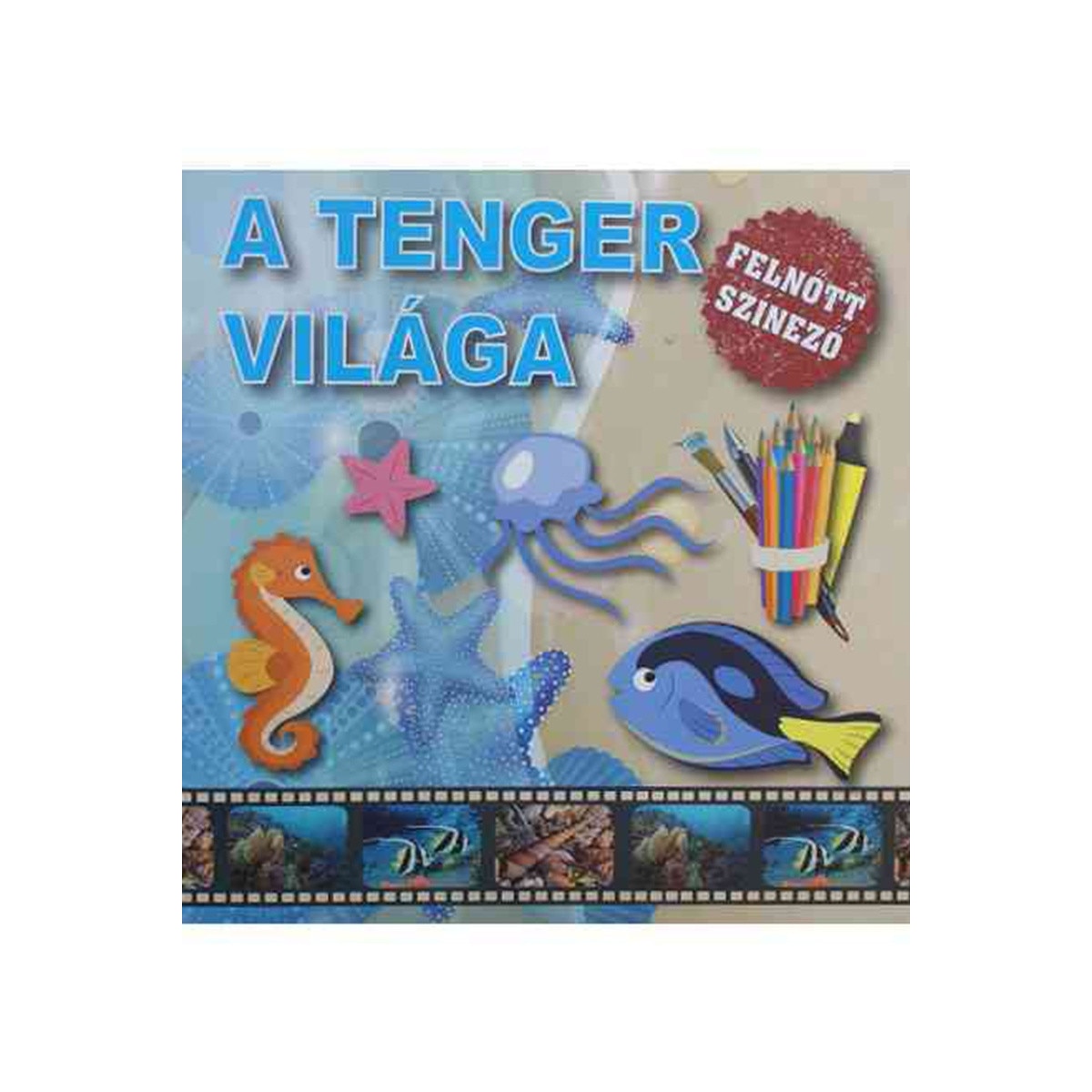 Set de colorat, Colorate creativa Lumea marii, 60 de desene in limba ...