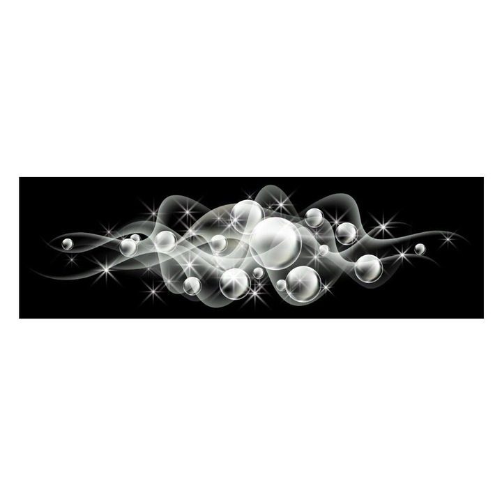 Panou sticla bucatarie, Decorativ, Anti-stropi, Sticla securizata de ...