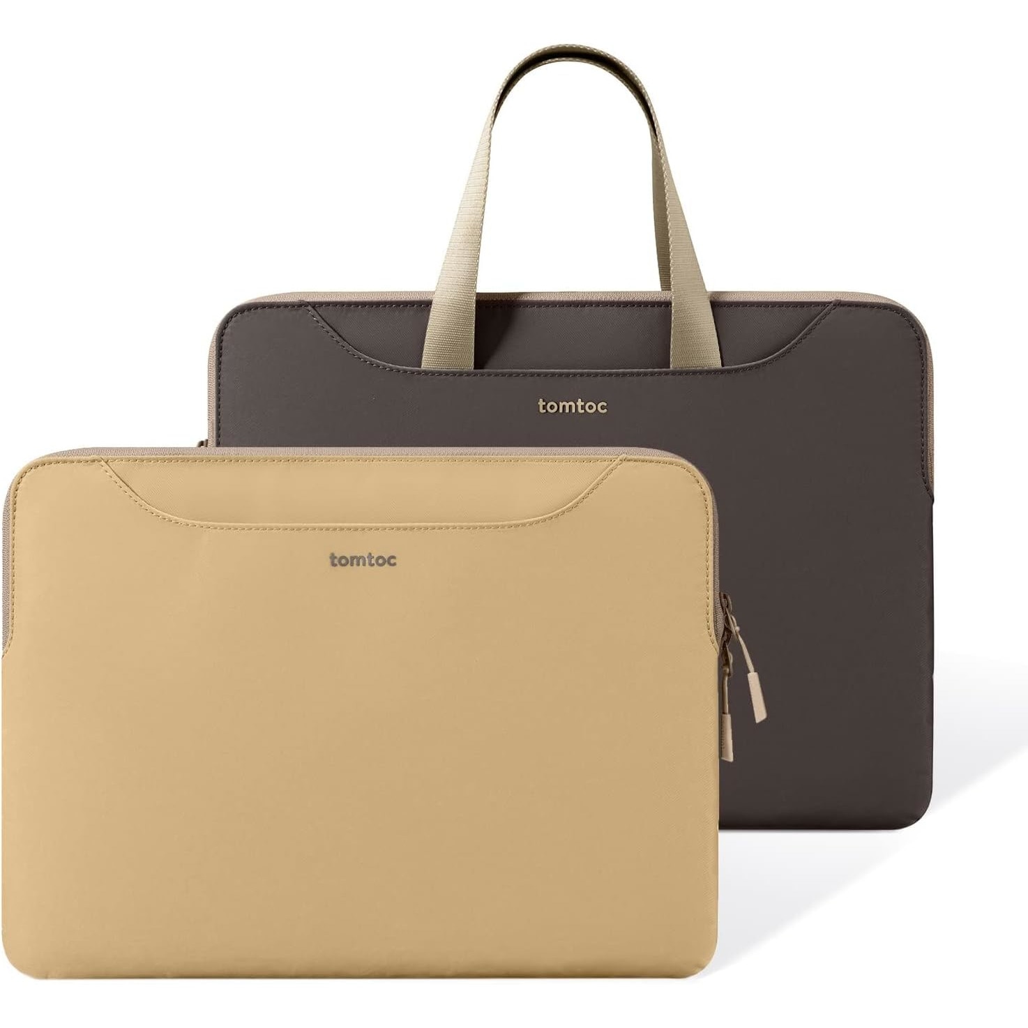 Geanta laptop, 16 inch, TomToc, Maro/Kaki - eMAG.ro