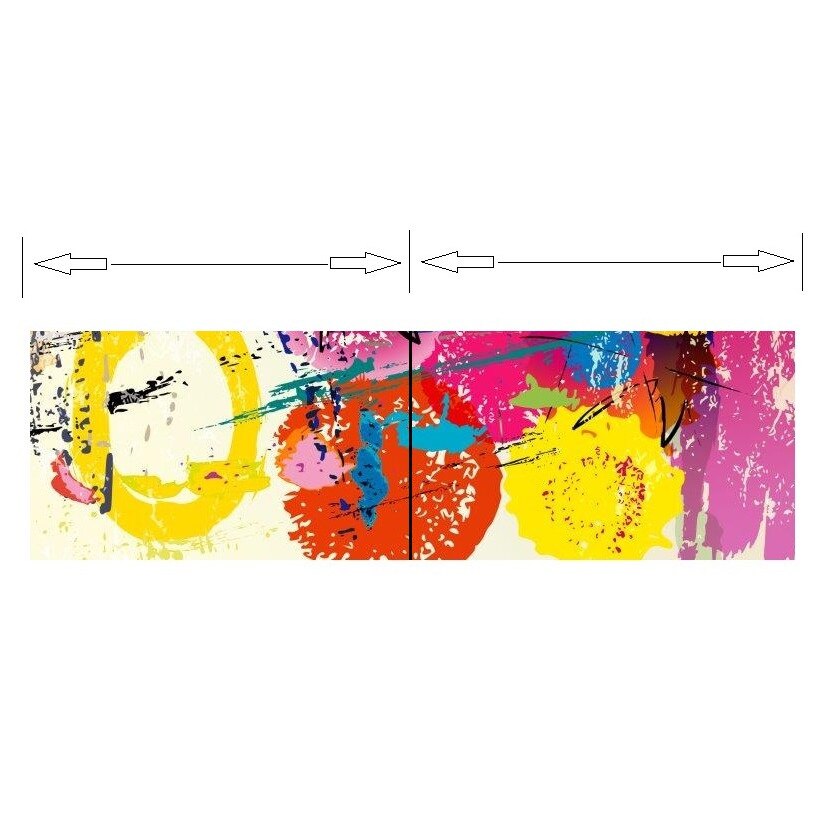 Set 2 panouri sticla bucatarie, Decorativ, Anti-stropi, Sticla ...