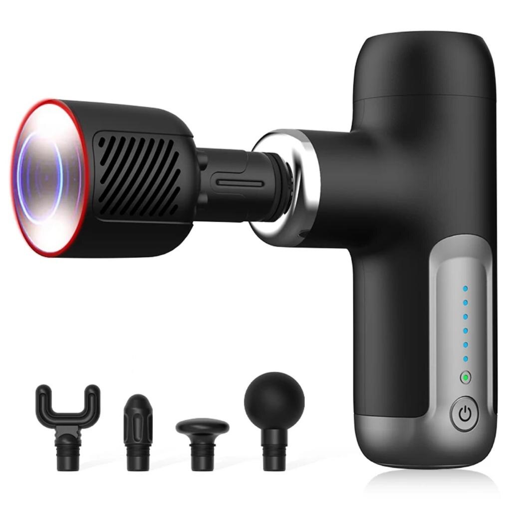 Aparat Pentru Masaj Profesional Hot & Cold, Tip Mini Gun, 5 Capete, 6 ...