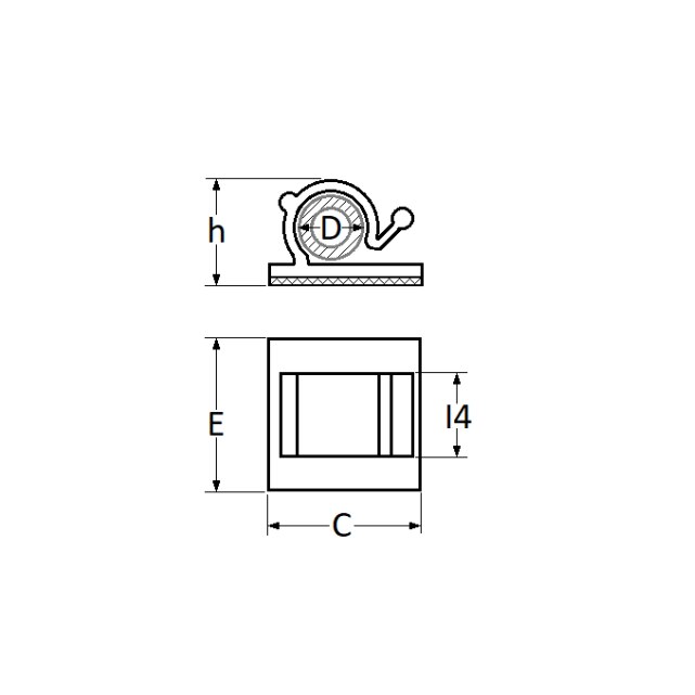 Set 20 clipsuri auto Restagraf, 11 mm, plastic, alb, pentru fixare ...