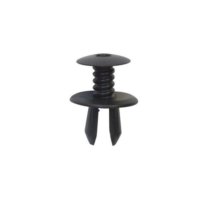 Set 8 nituri auto Restagraf, 8 mm, plastic, negru, pentru fixare ...