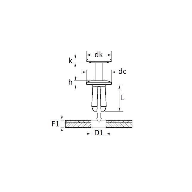 Set 8 clipsuri auto Restagraf, 10 mm, plastic, negru - eMAG.ro