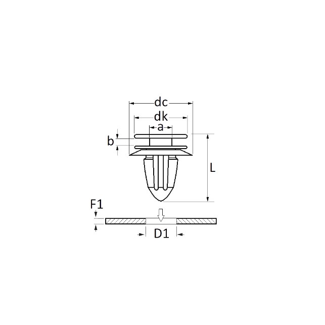 Set 10 clipsuri auto Restagraf, 8 mm, plastic, negru - eMAG.ro