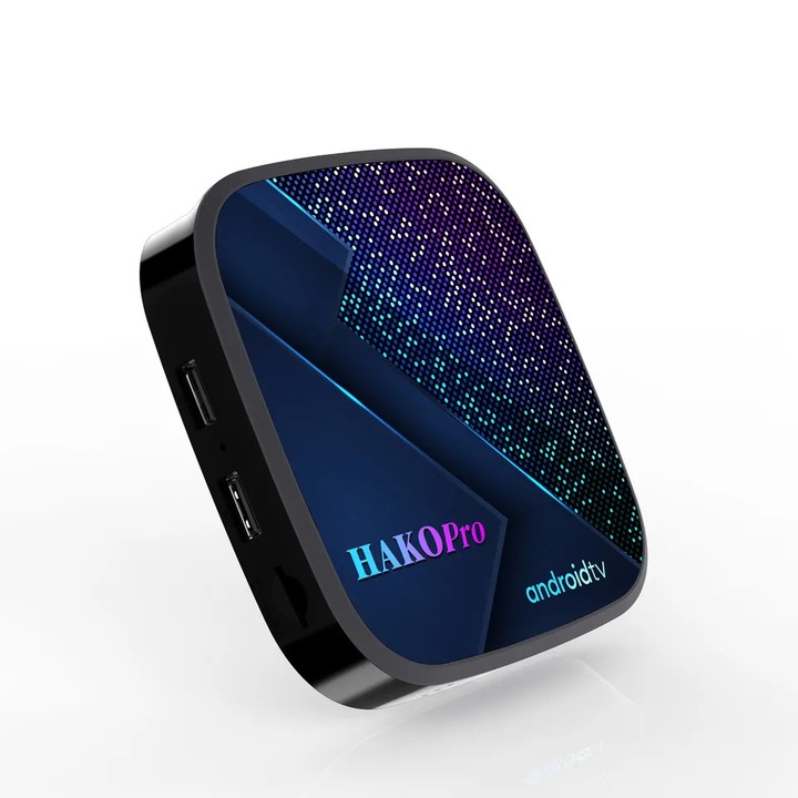 HAKO PRO 2/16GB Android 11 TV Box Сертифициран от Google, Netflix 4K ...