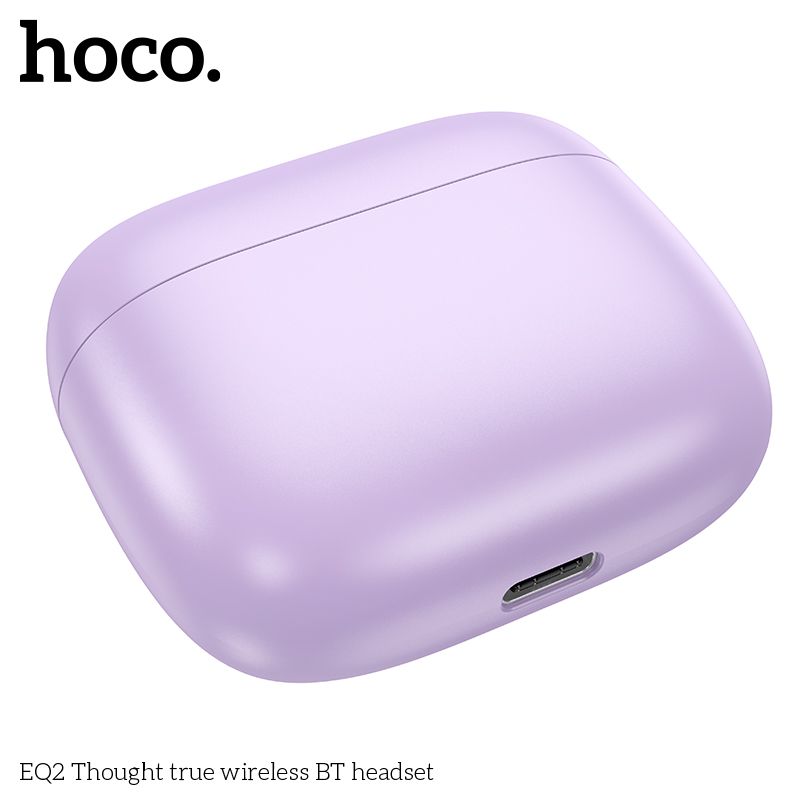 Casca bluetooth Hoco EQ2 Thought TWS violet - eMAG.ro