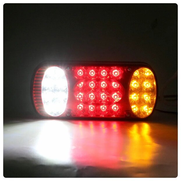 Lampa stop camion LED, 5 functii, remorca, trailer, 12V/24V, 32 LED-uri ...
