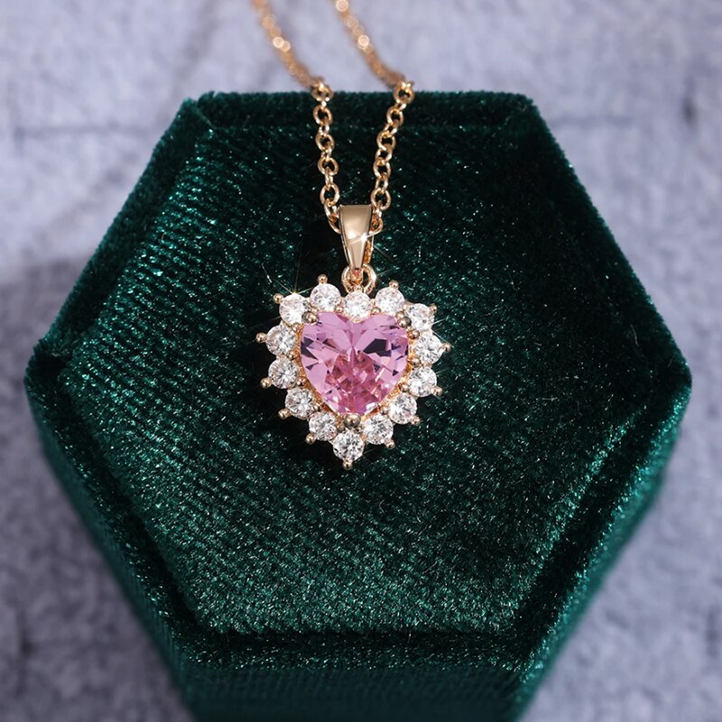 Lant dama, pandantiv cu inimioara, model delicat, tematica fashion love ...