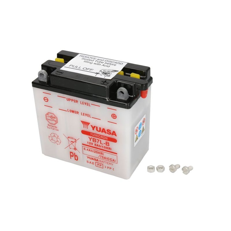 Акумулатор за мотоциклет, атв, снегомобил, YUASA 12V 8Ah 124A - eMAG.bg