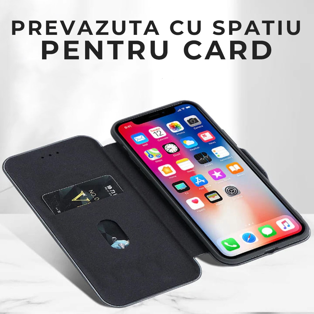 Husa Daden® Tip carte Premium pentru Motorola Edge 40 Neo, Suport card ...