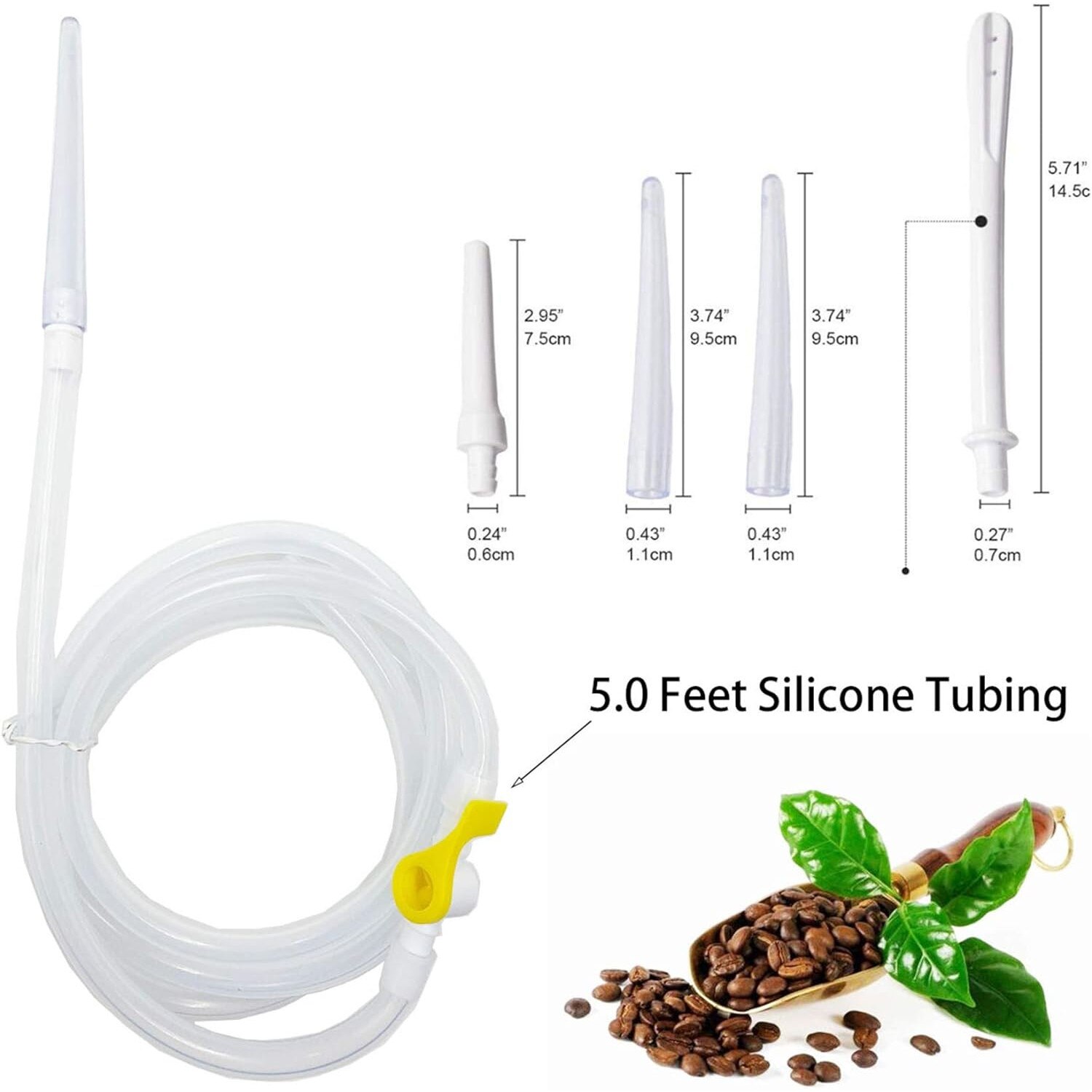 Set Pentru clisma, 2L, Furtun silicon, 1,5 m, Rosu - eMAG.ro