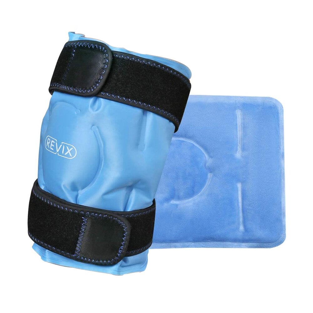 Set genunchiere pentru gheata, Nylon/PVC, 31x25 cm, Albastru - eMAG.ro