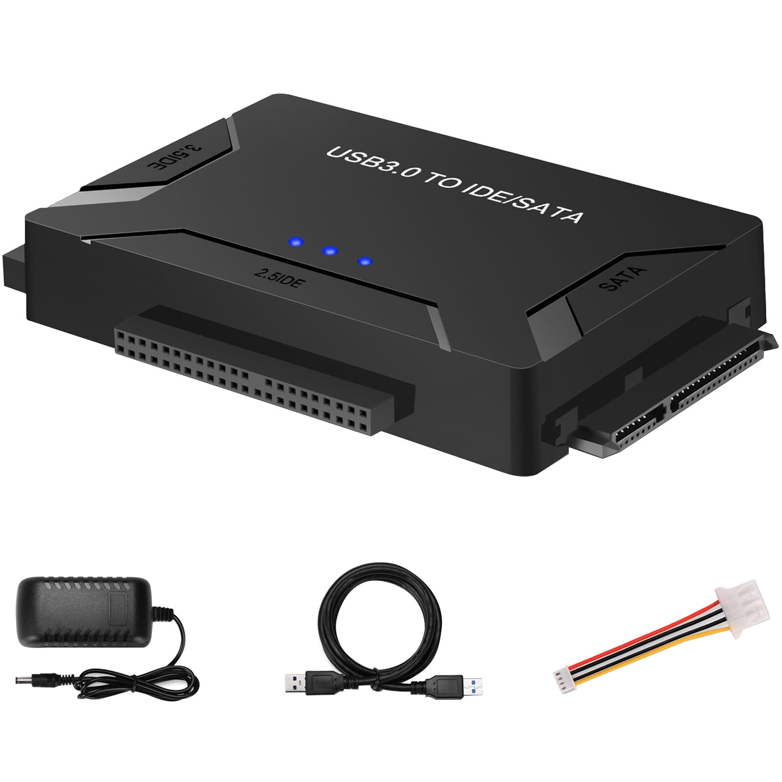 Adaptor SATA/IDE, Begleri, USB 3.0, Negru - eMAG.ro