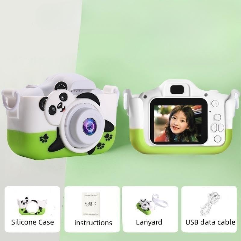 Camera digitala de desene animate, SIHOiSi, Silicon, Verde - eMAG.ro