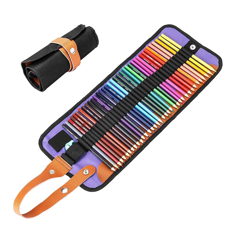 Set de creioane colorate, JESWO, Lemn, Multicolor - eMAG.ro