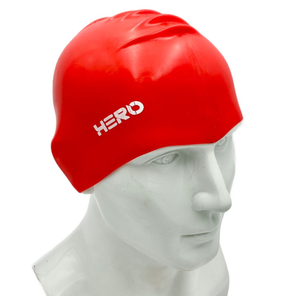 Casca de inot din Silicon Hero, Rosu - eMAG.ro