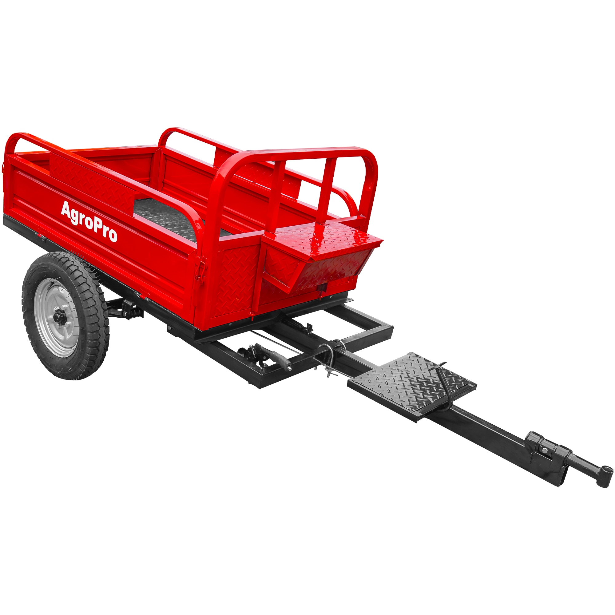 Remorca AgroPro REM 700, capacitate max 550 kg, roti 5.00-12 ...