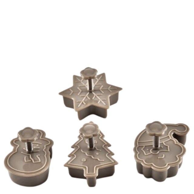 Set de 4 forme pentru biscuiti pentru Craciun, XMASCUTS - eMAG.ro