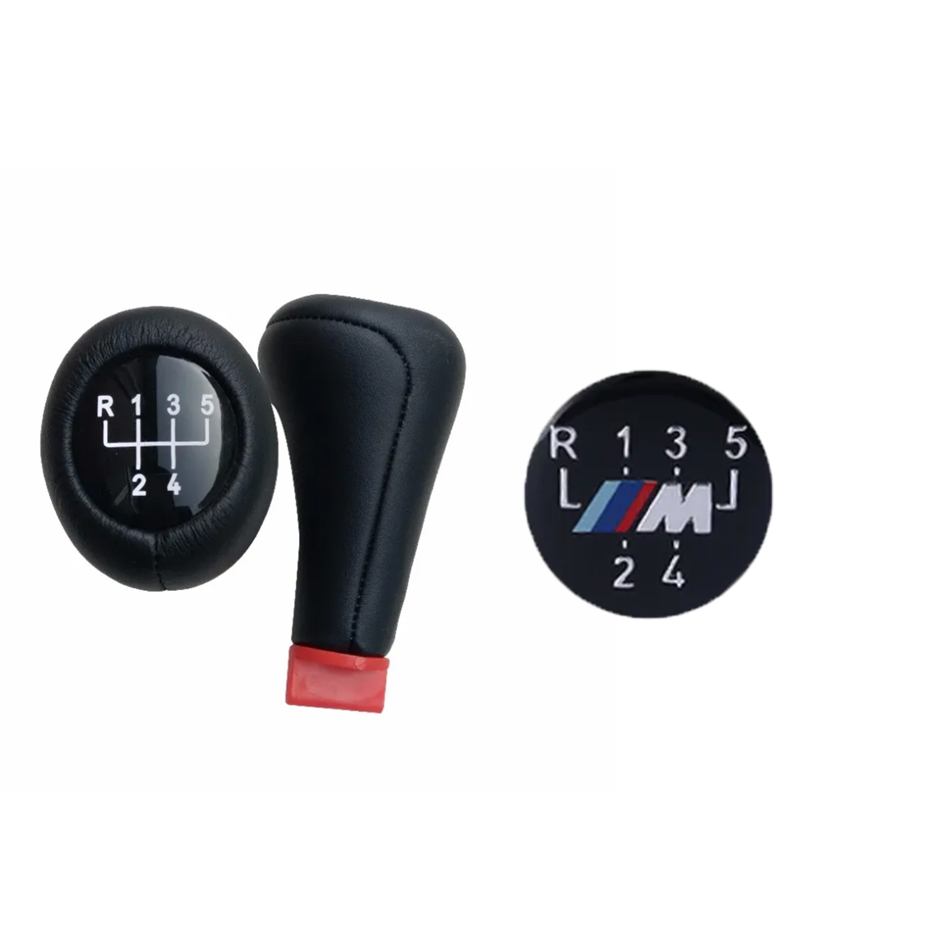 Топка за скоростен лост, BMW M-POWER 1 3 E30 E36 E46 E90 E91 E92 E93 E81 E82 E87 E88, Черно ...