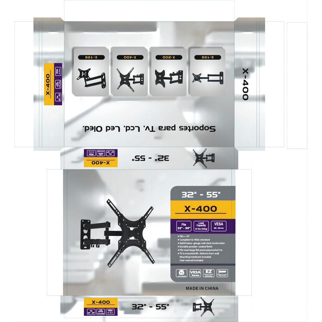 Stand rotativ retractabil, Negru - eMAG.ro