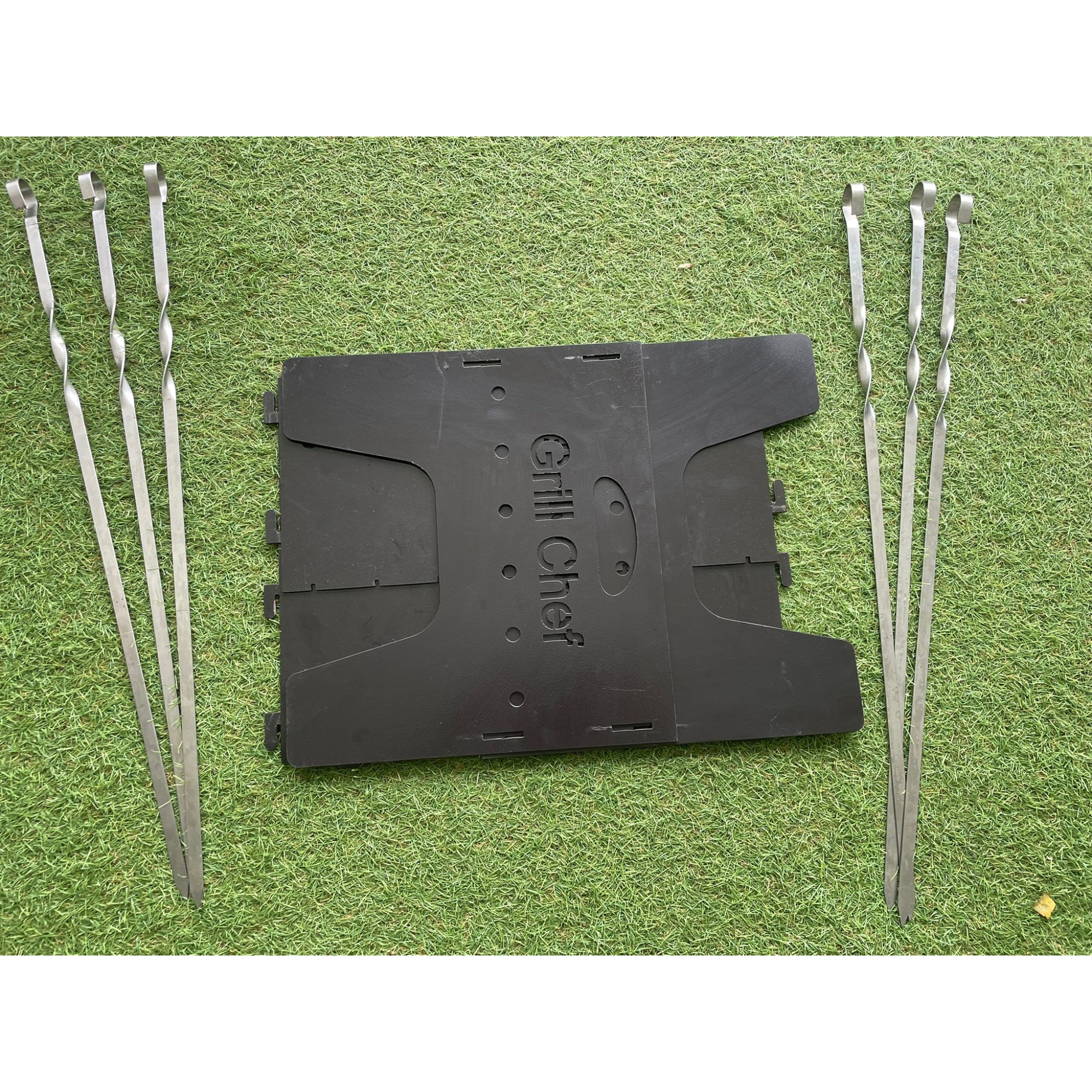 Gratar demontabil carbune, tabla, 40x33x30 cm - eMAG.ro