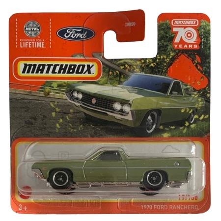 Masinuta metalica Matchbox 1970 Ford Ranchero, 2023, Editie aniversara ...