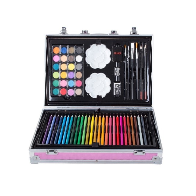 Set complet desen si pictura CLASStitude, 145 piese, creioane, markere ...