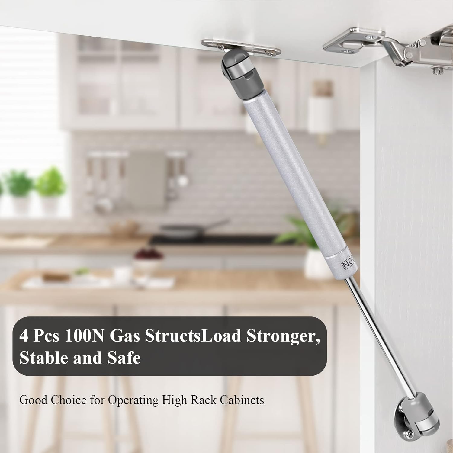 Set 4 piston gaz, JENUOS®, pentru ridicare usi cu amortizare la ...