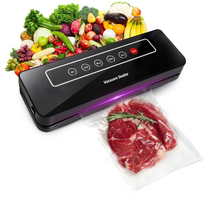 Aparat Profesional de vidat si sigilat alimente, Touch Control 5 ...