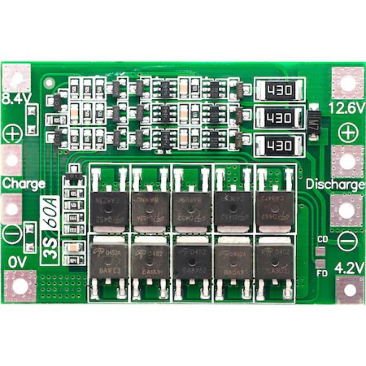 Modul de incarcare cu Egalizare, Li-ion, BMS 3S, 60A, 12.6V - eMAG.ro