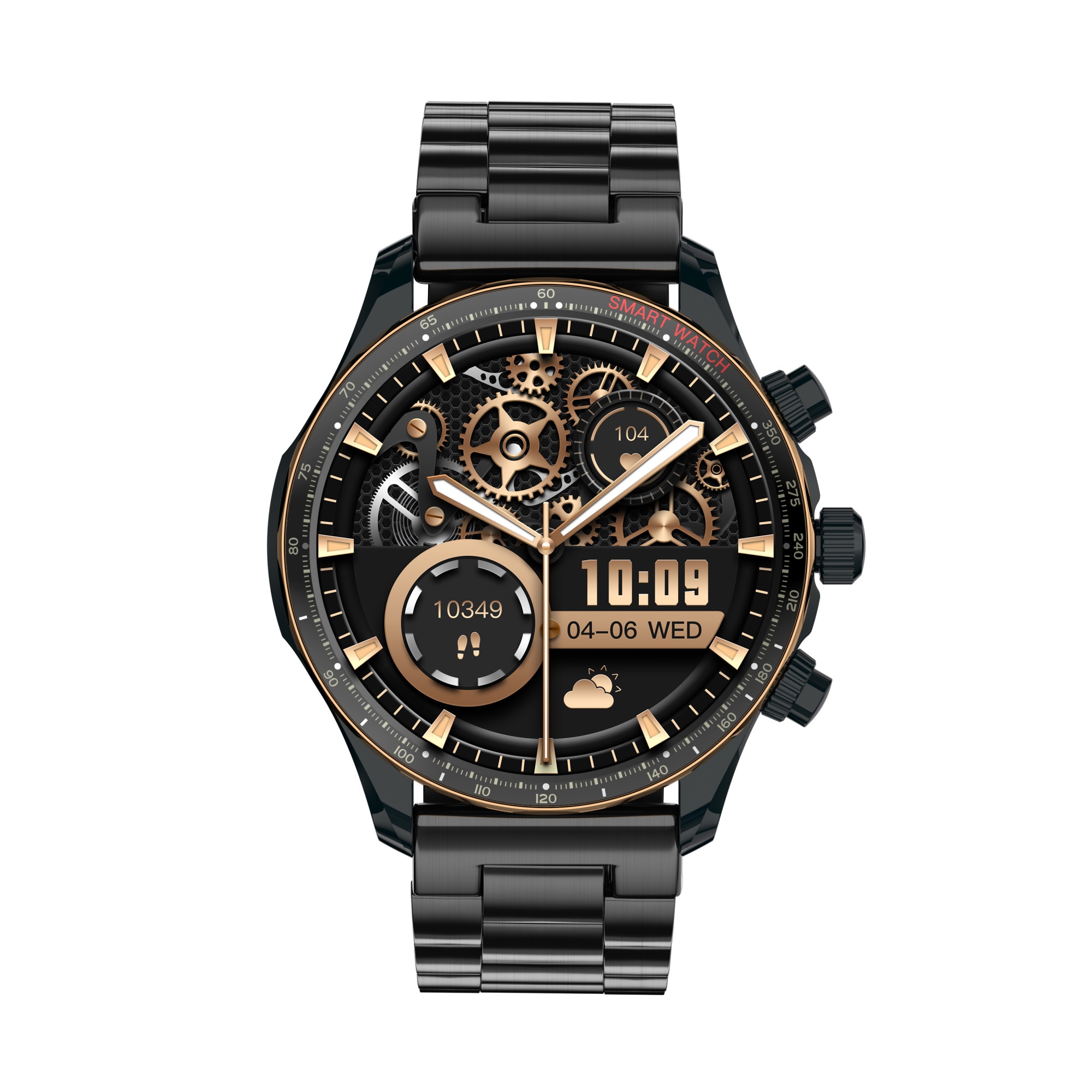 Ceas Smartwatch Barbati Wonlex® DW14 Royal Oak, AMOLED 1.43 Inch Rotund ...