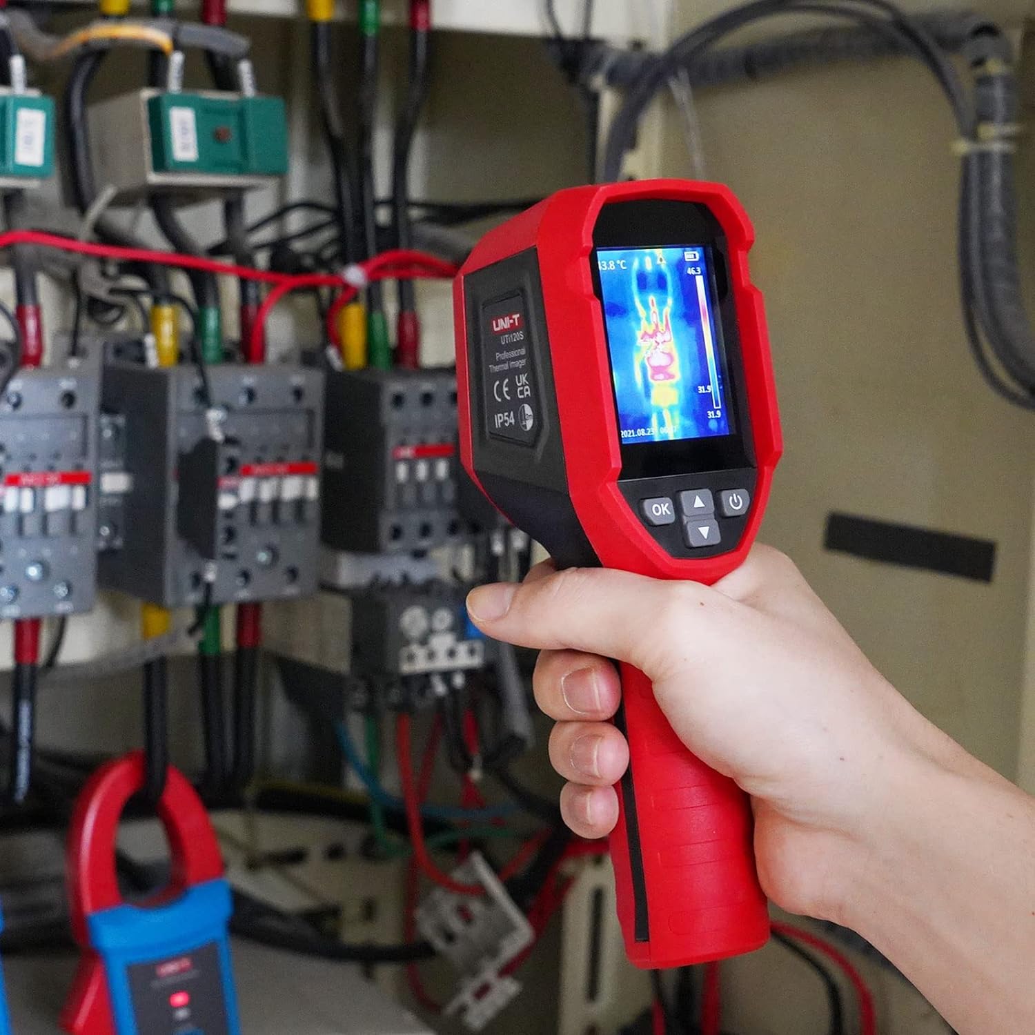 Camera termica, UNI-T UTi120S, Inregistrare video si stocare date, 6 ...