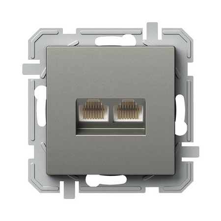 Priza Date Rj45 Dubla Tem Logiq Cat6, Gri Titan - eMAG.ro