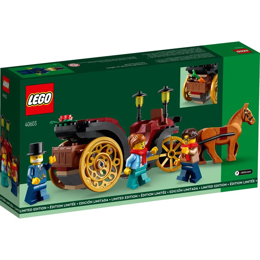 Lego Plimbare cu trasura iarna, 40603, 153 piese - eMAG.ro