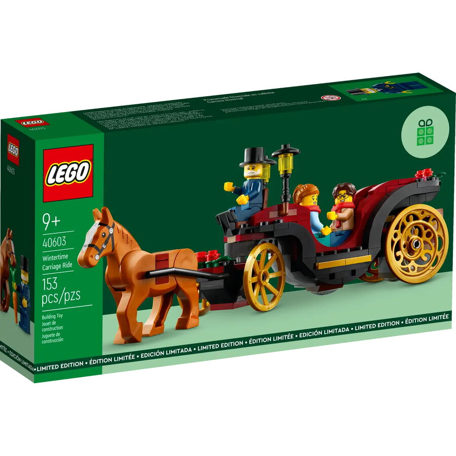 Lego Plimbare cu trasura iarna, 40603, 153 piese - eMAG.ro