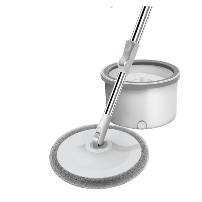 Mop Rotativ rotund, laveta microfibra, cu galeata, 5L - eMAG.ro