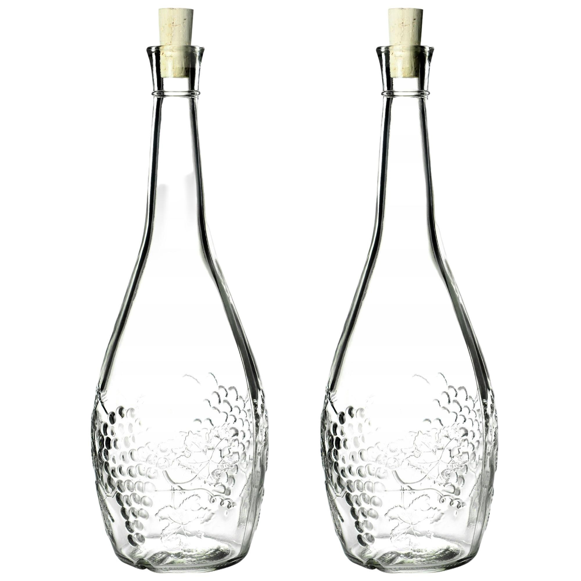 Set 2 Sticle cu capac, KADAX, Transparent, 500ml - eMAG.ro