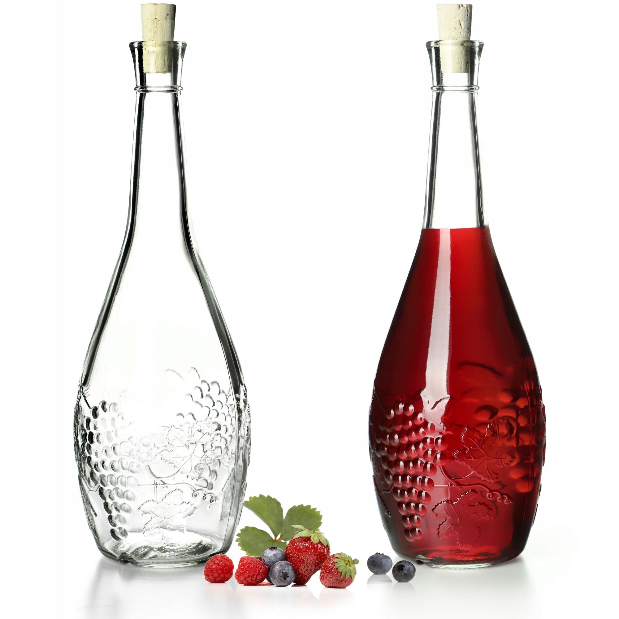 Set 2 Sticle cu capac, KADAX, Transparent, 500ml - eMAG.ro