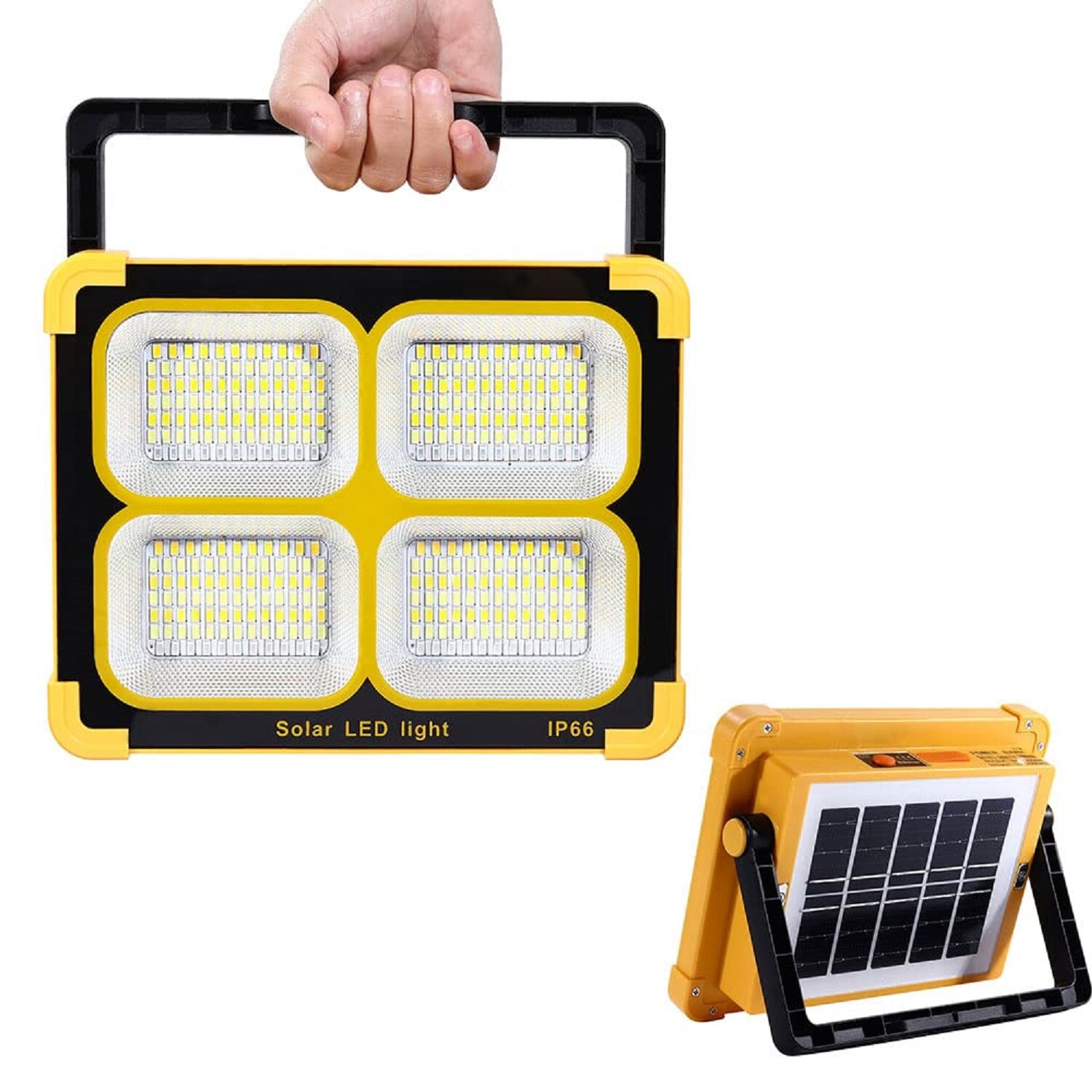 Proiector solar portabil, de exterior, 500w - eMAG.ro