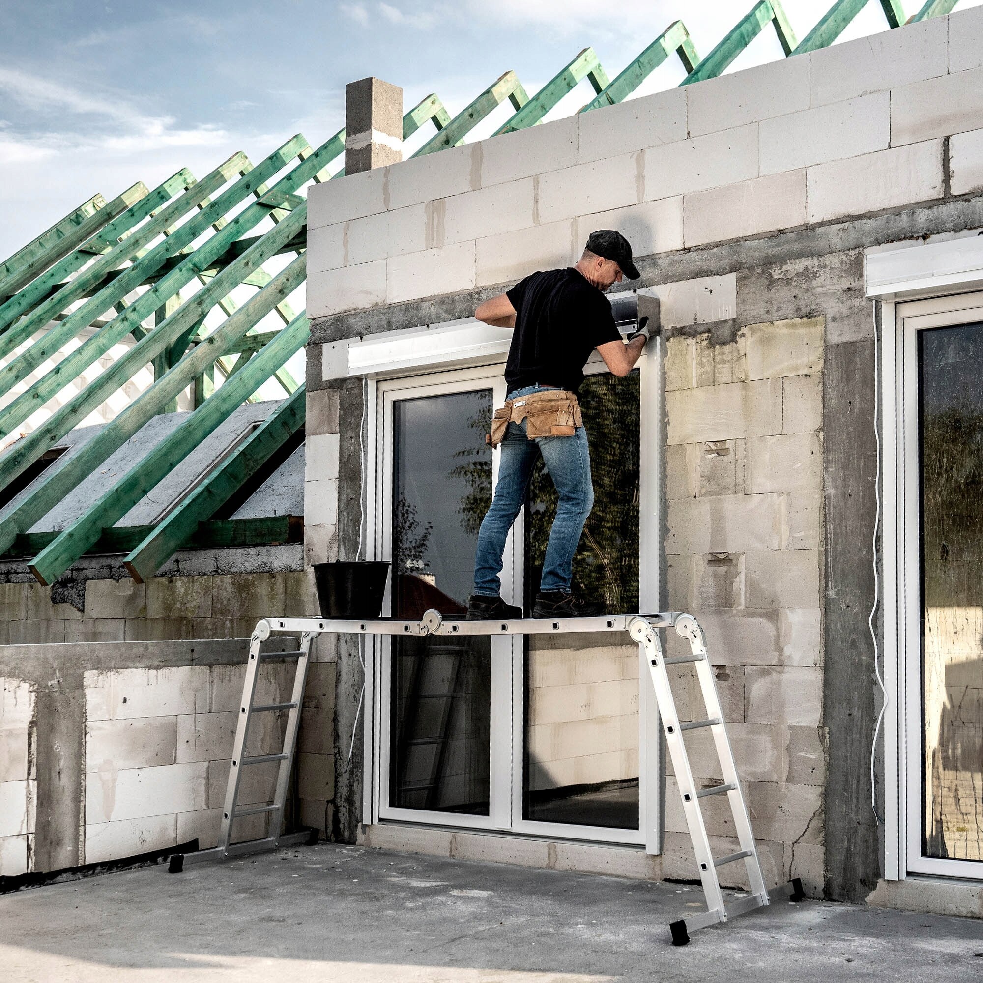 Scara articulata cu platforma, KADAX, 150kg, Inaltime 6.46 m - eMAG.ro